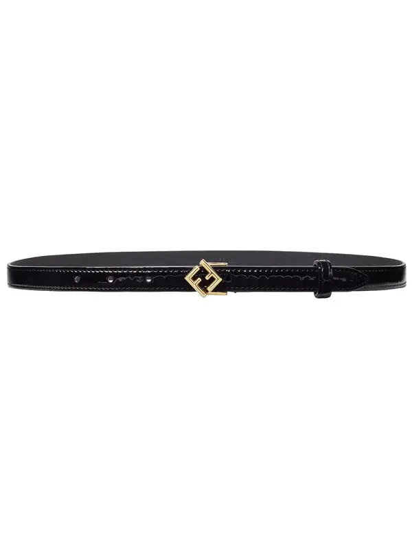 Fendi Ff Diamonds Belt - Black