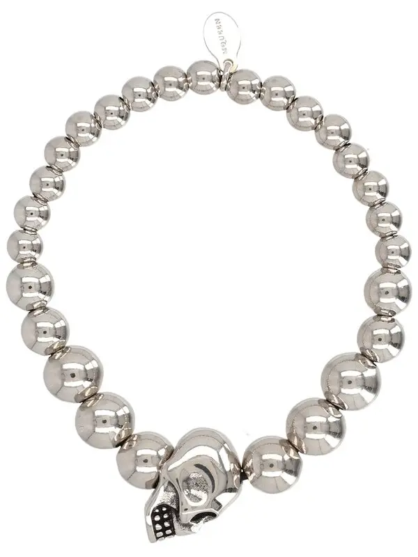 Alexander McQueen Skull Bracelet - Silver