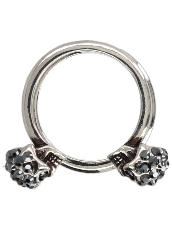 Alexander McQueen Skull Ring - Silver
