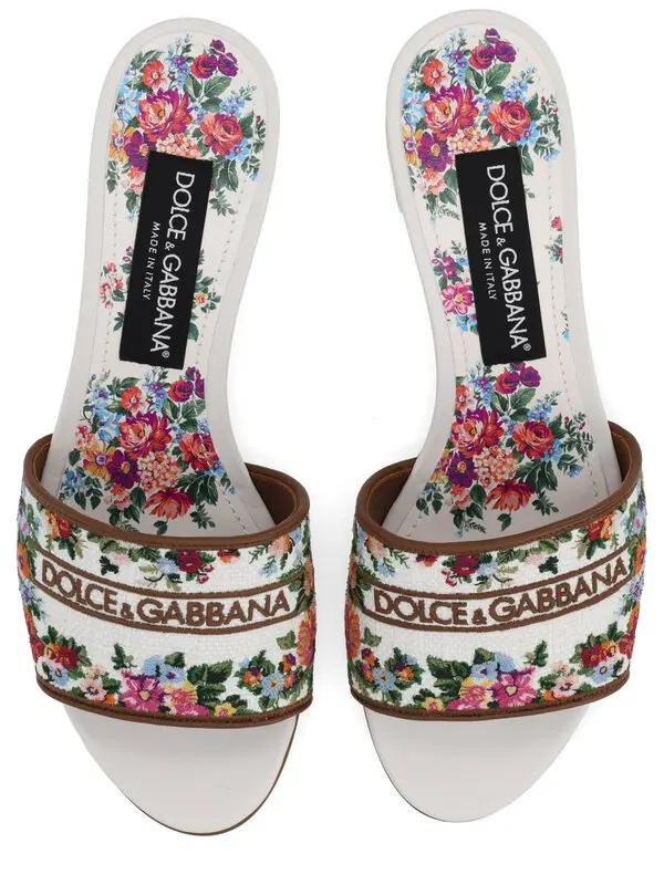 Dolce & Gabbana Sandal With Embroidery