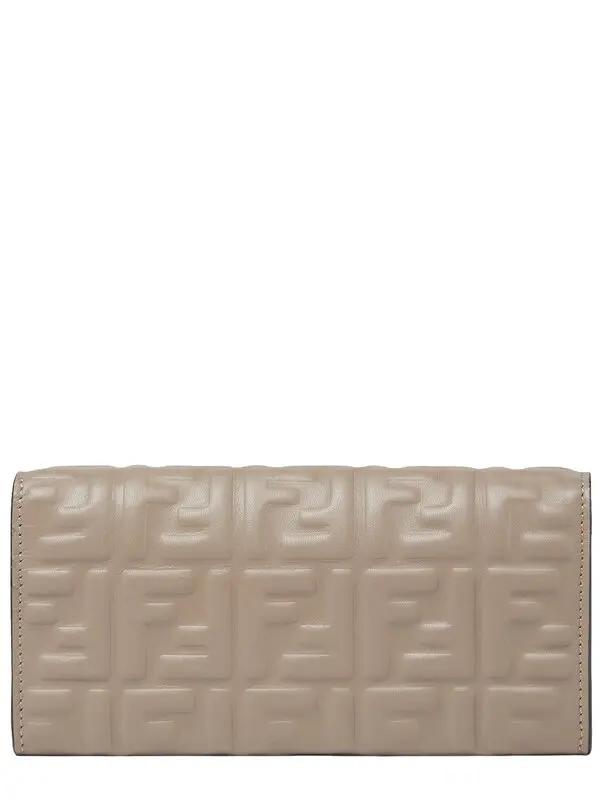 Fendi Continental "baguette" Wallet - Beige