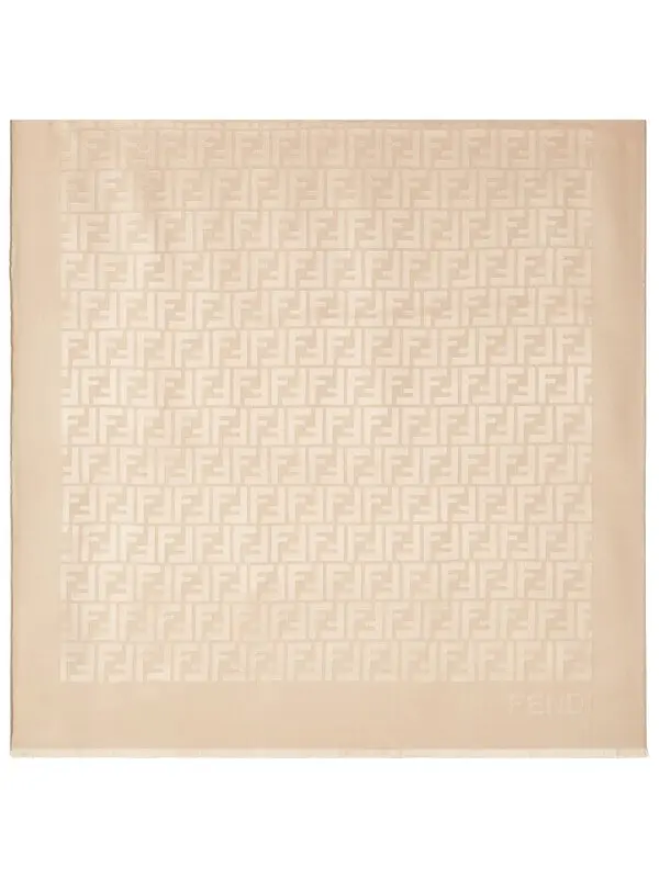 Fendi Foulard "ff - Beige