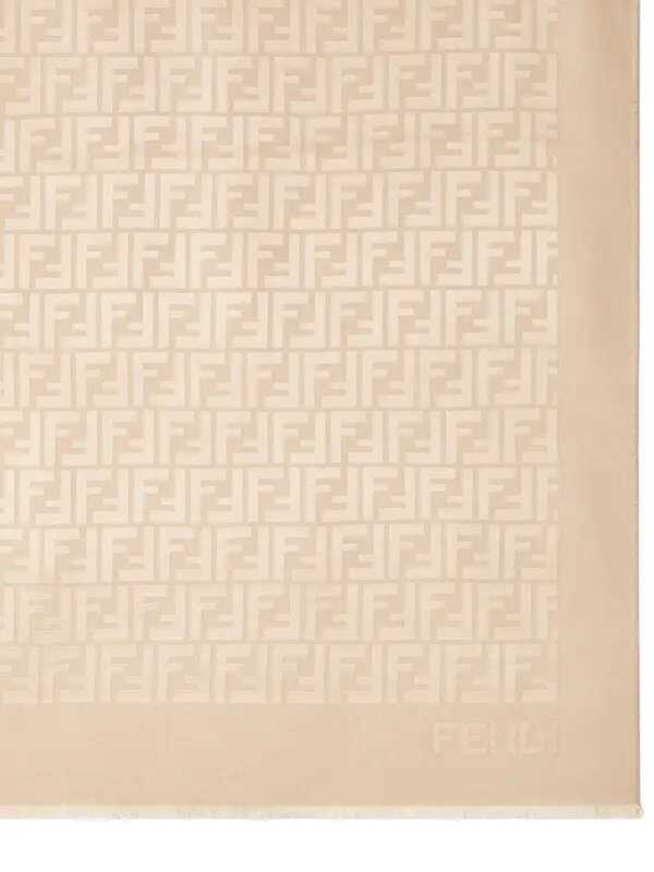 Fendi Foulard "ff - Beige