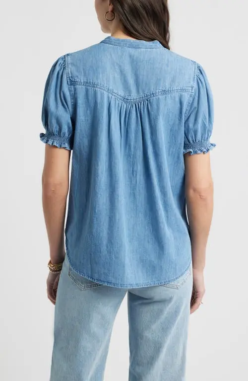 Caslon Chambray Button-up Shirt - Medium Wash