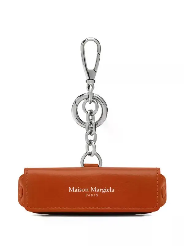 MAISON MARGIELA Logo-detail Lipstick-holder Charm - Orange