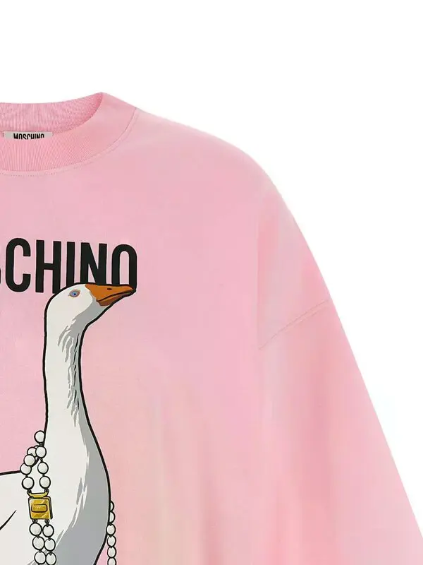 Moschino Printed T-shirt Dress - Pink