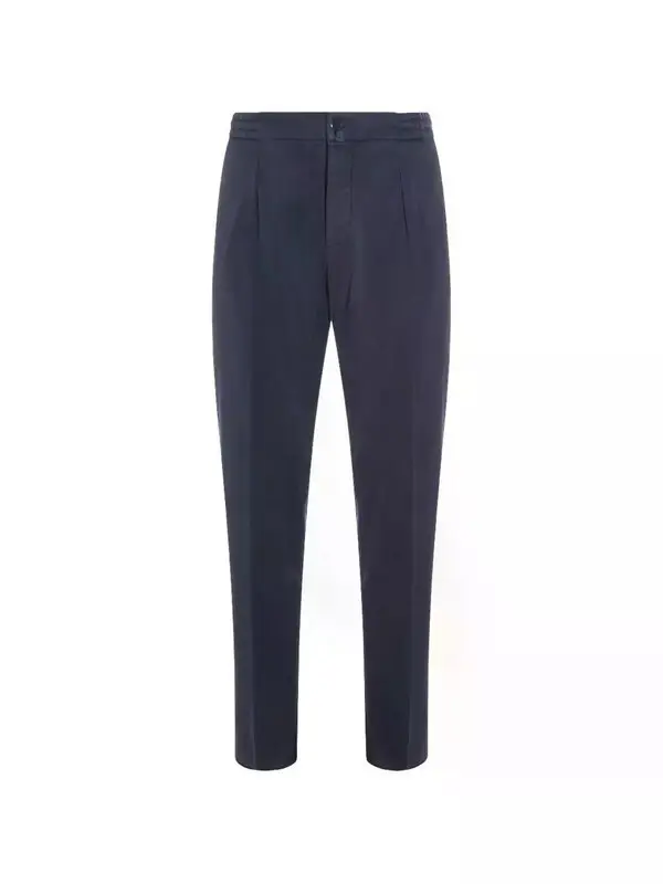 Kiton Pleated Trousers - Blue