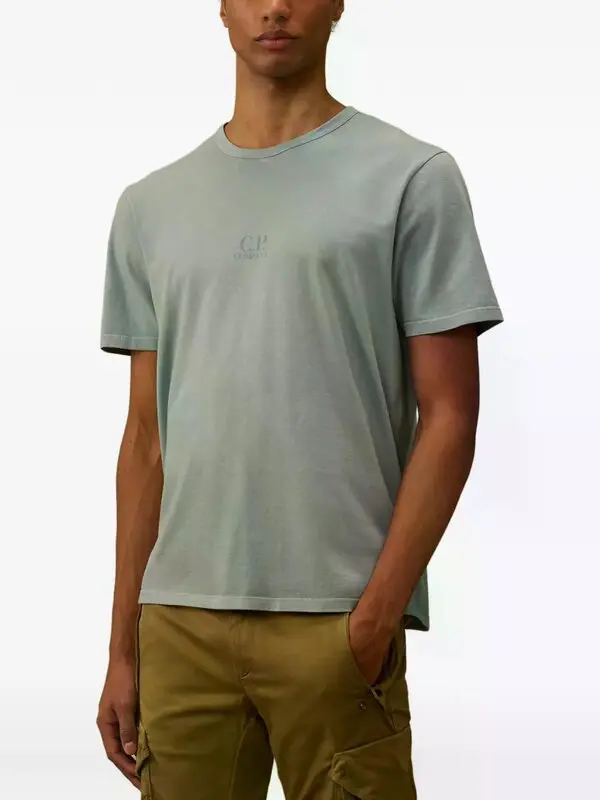 C.P. COMPANY 20/1 Jersey Short Sleeve T-shirt - Blue