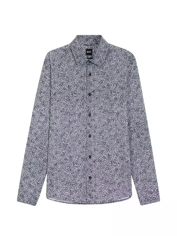 BOSS Printed Shirt - Blue