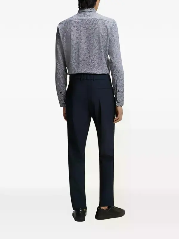 BOSS Printed Shirt - Blue