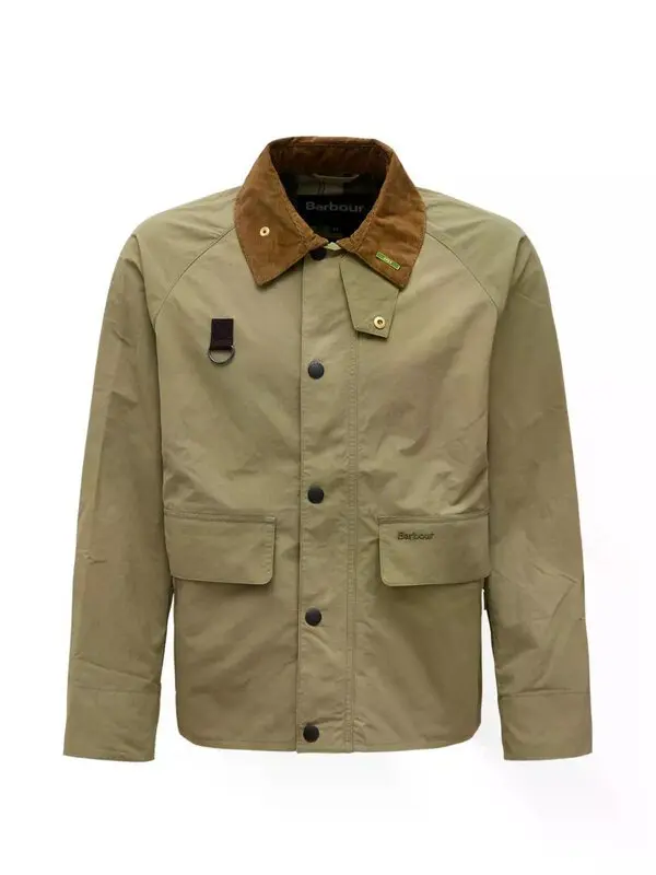 Barbour Corduroy Collar Jacket - Green