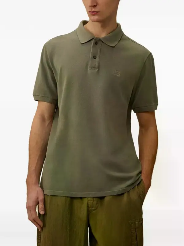 C.P. COMPANY 24/1 Piquet Pigment Dyed Short Sleeve Polo