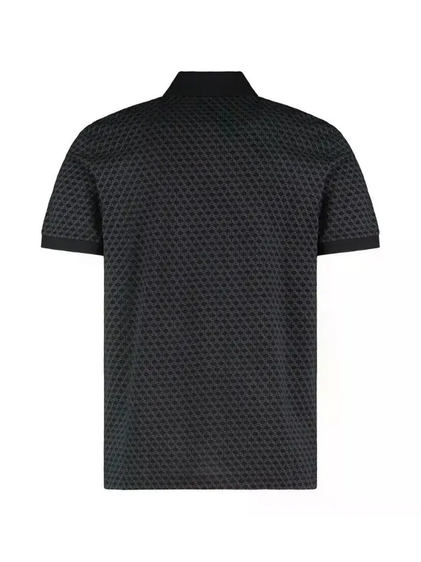 BOSS Printed Polo Shirt In Cotton Piqu