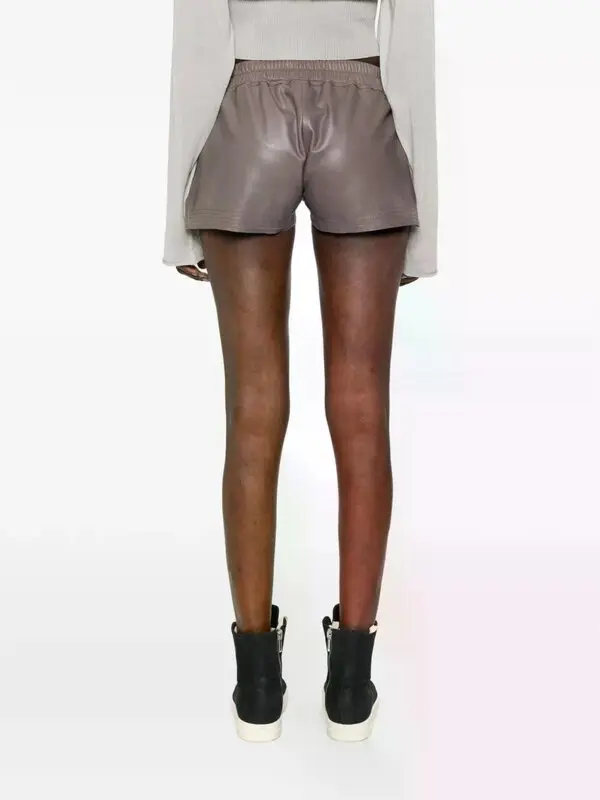 Rick Owens Fog Boxer Drawstring Shorts - Grey