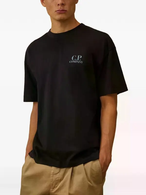 C.P. COMPANY 30/1 Jersey Short-sleeve Printed Graphics T-shirt