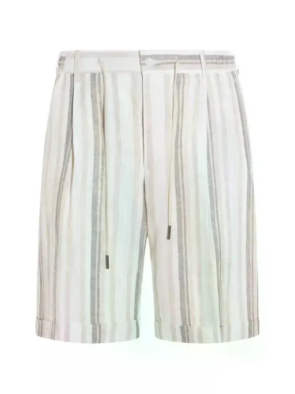 Tagliatore Striped Drawstring Shorts