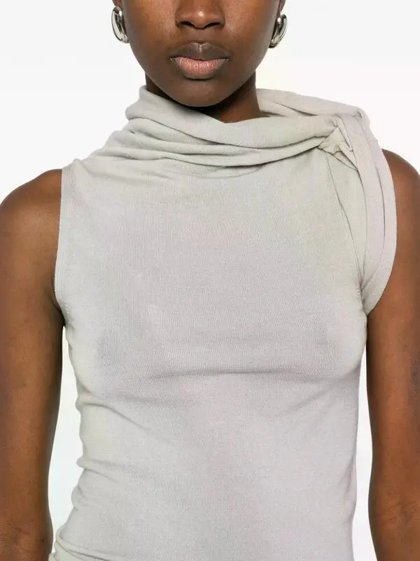 Rick Owens Twist Top - Grey