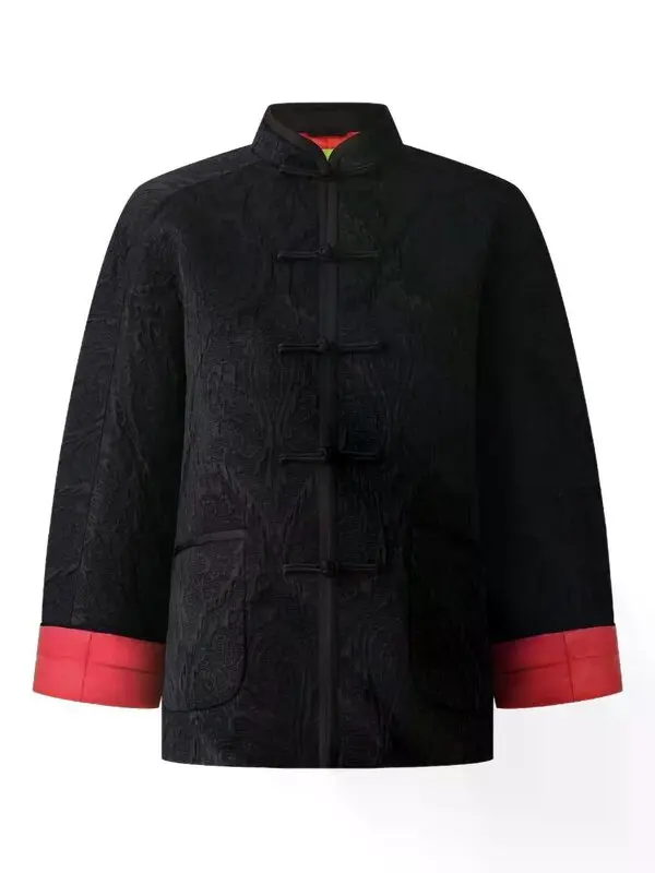 Shanghai Tang Wool-blend Textured Jacket