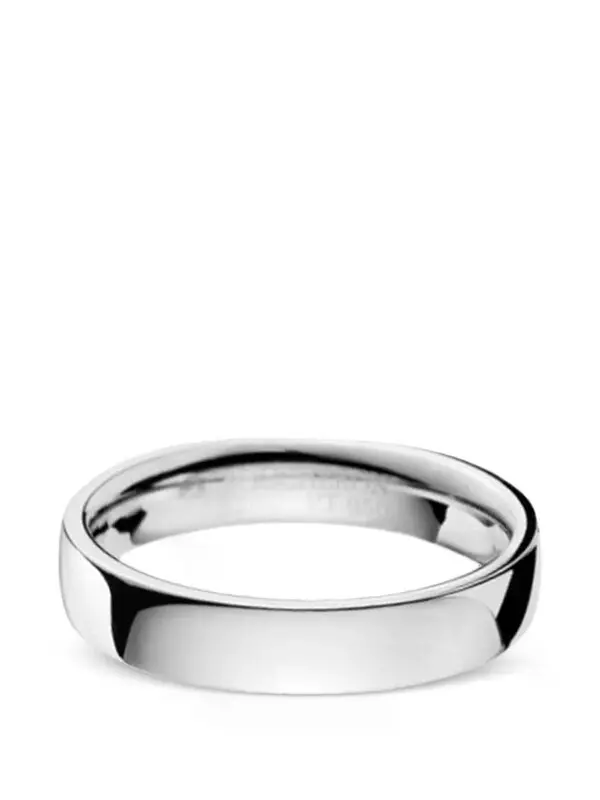 Boucheron Polished Finish Band Ring - Silver