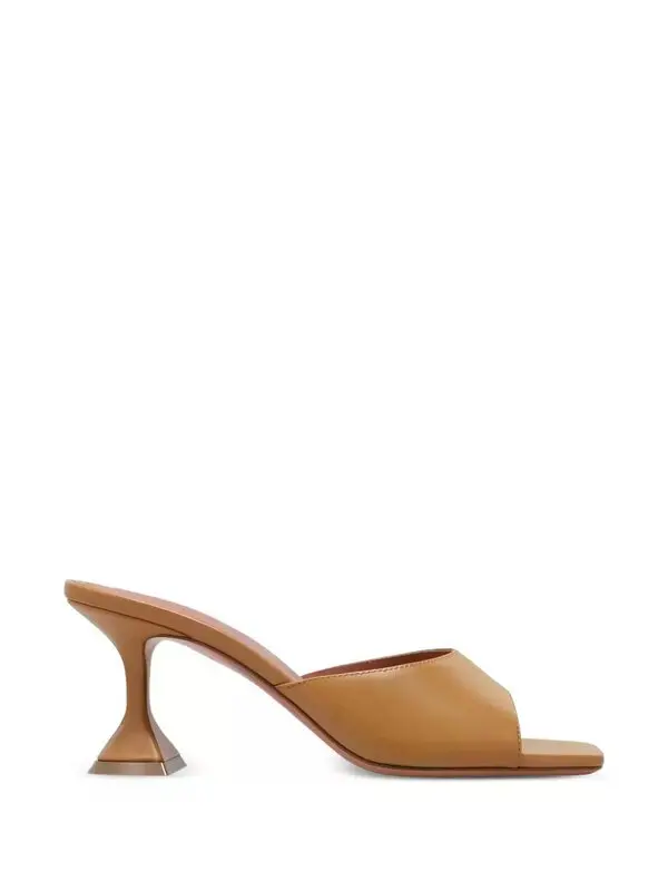 Amina Muaddi Lupita Leather Sandals