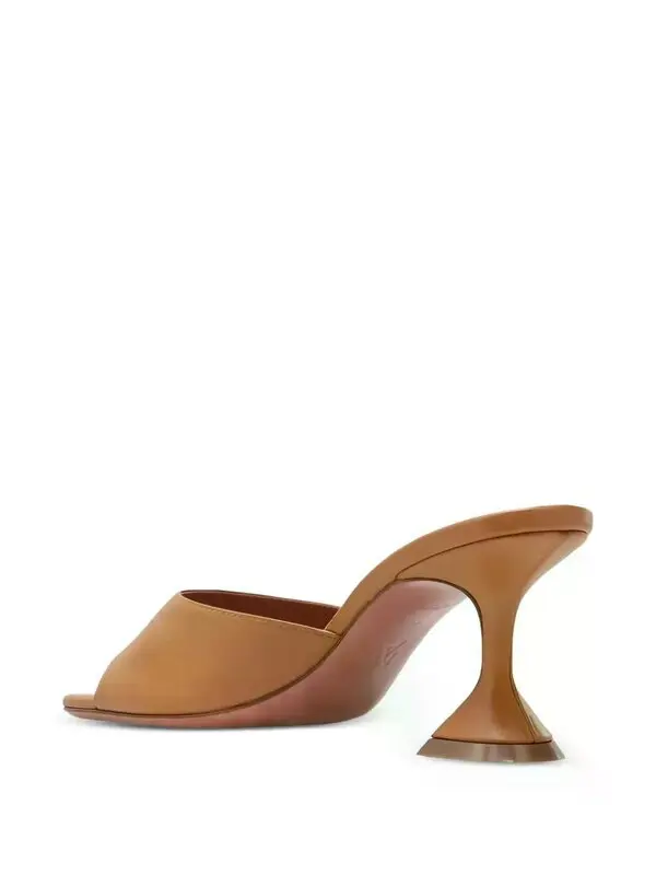 Amina Muaddi Lupita Leather Sandals