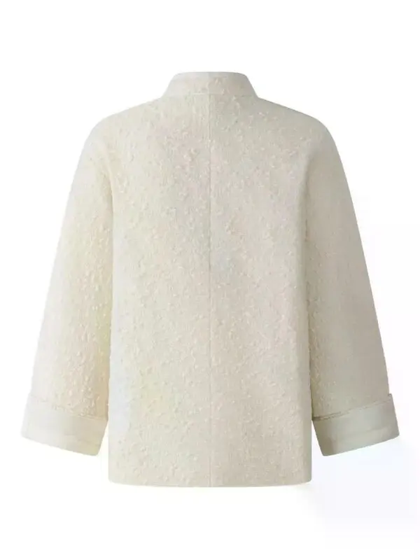 Shanghai Tang Textured Wool-blend Jacket