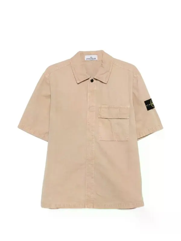 Stone Island Chest-pocket Short-sleeve Shirt