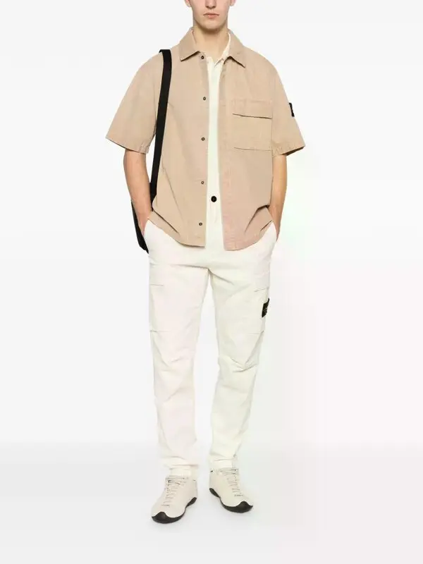 Stone Island Chest-pocket Short-sleeve Shirt