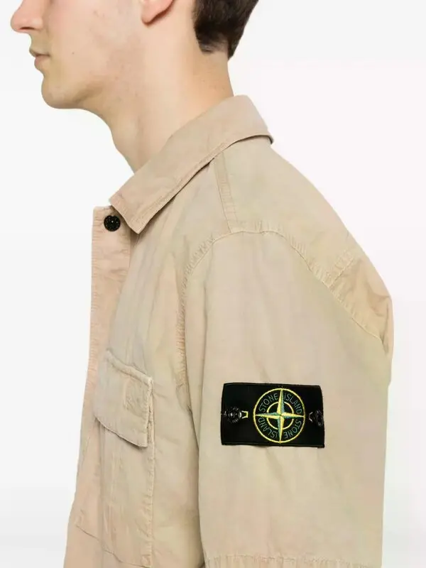 Stone Island Chest-pocket Short-sleeve Shirt
