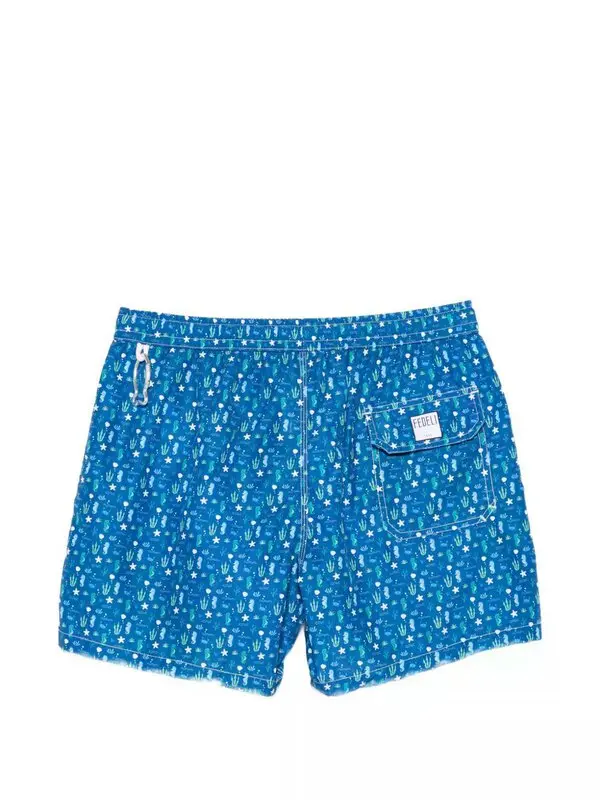 Fedeli Graphic Swim Shorts
