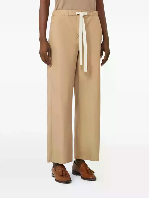 Max Mara Drawstring Wide Leg Trousers