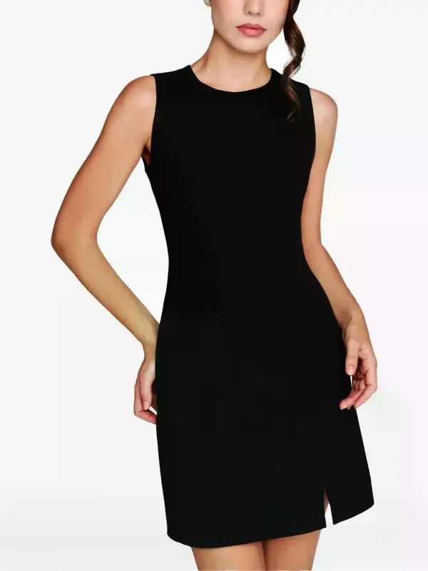 IMROSKA Sleeveless Mini Dress With Slit