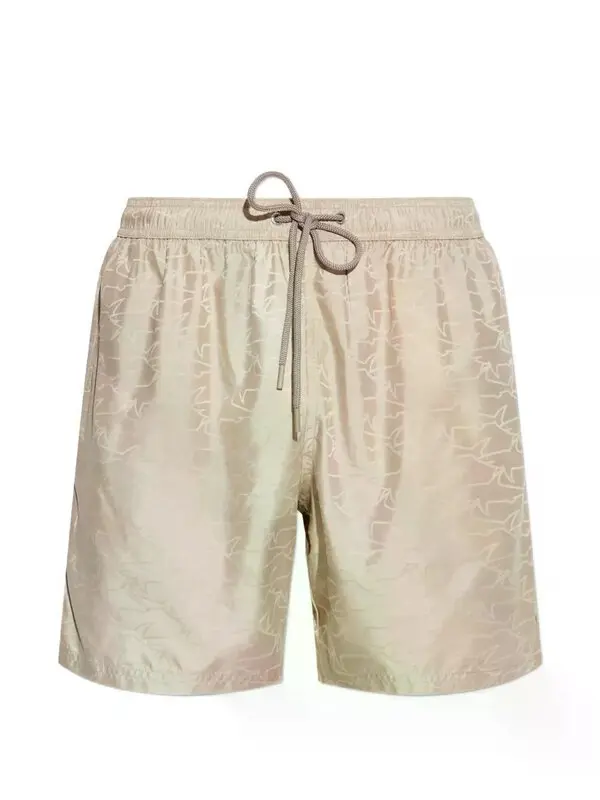 Paul & Shark Pattern Swim Shorts
