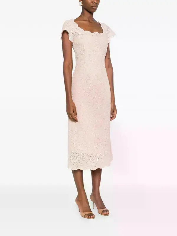Ermanno Scervino Lace Midi Dress