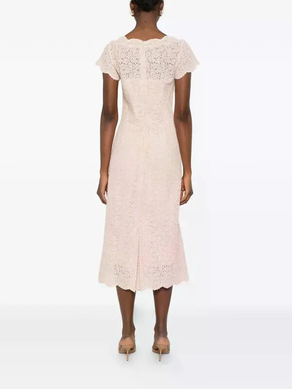 Ermanno Scervino Lace Midi Dress