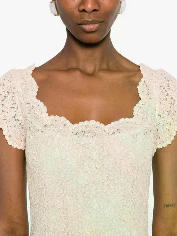 Ermanno Scervino Lace Midi Dress
