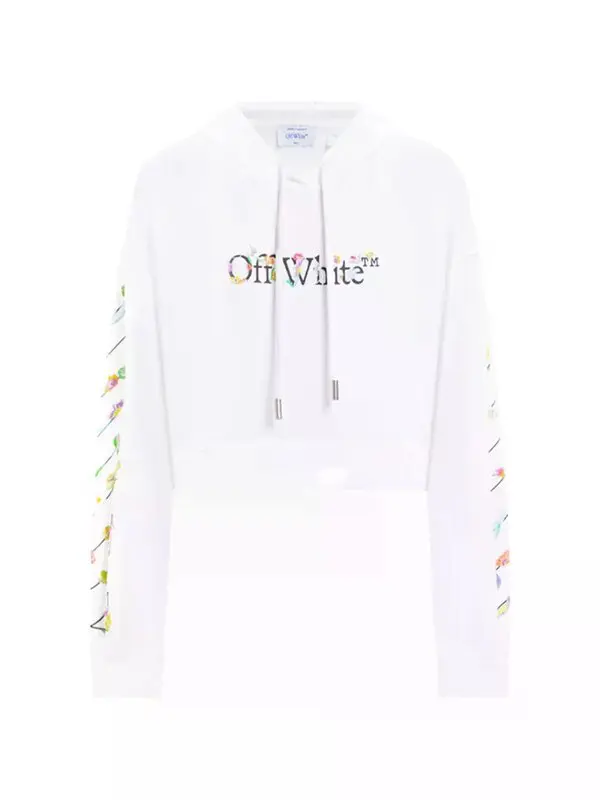 Off-White Floral-print Knitwear - White