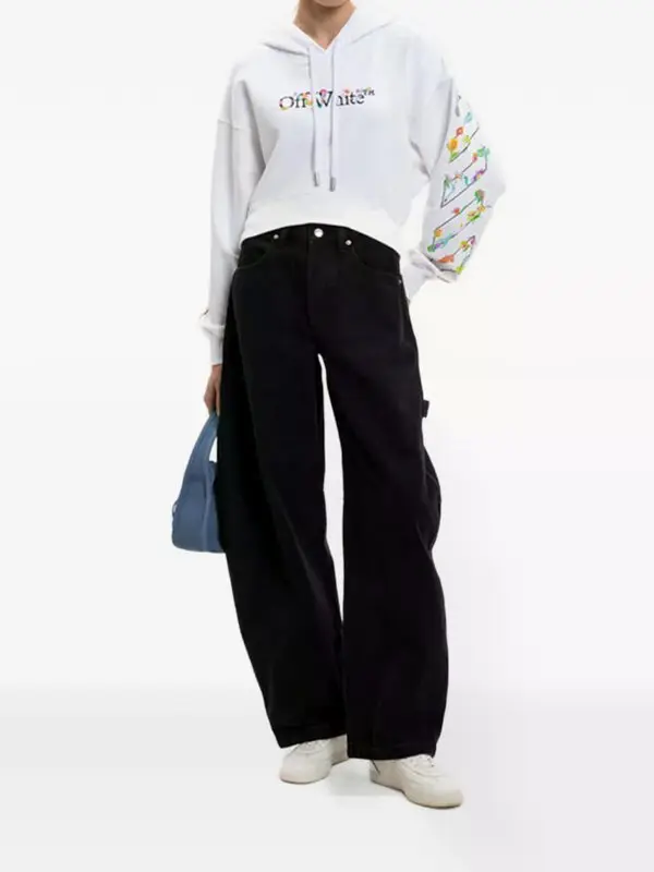 Off-White Floral-print Knitwear