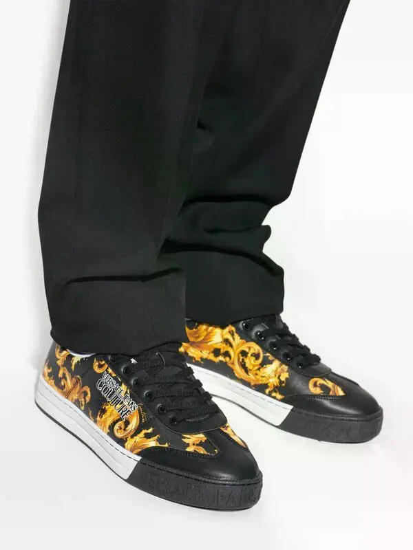 Versace Barocco-print Sneakers