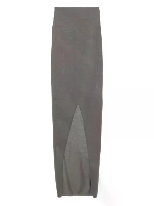 Rick Owens Pillar Back-split Maxi Skirt