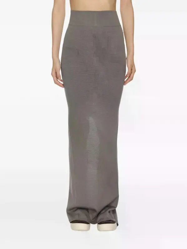 Rick Owens Pillar Back-split Maxi Skirt