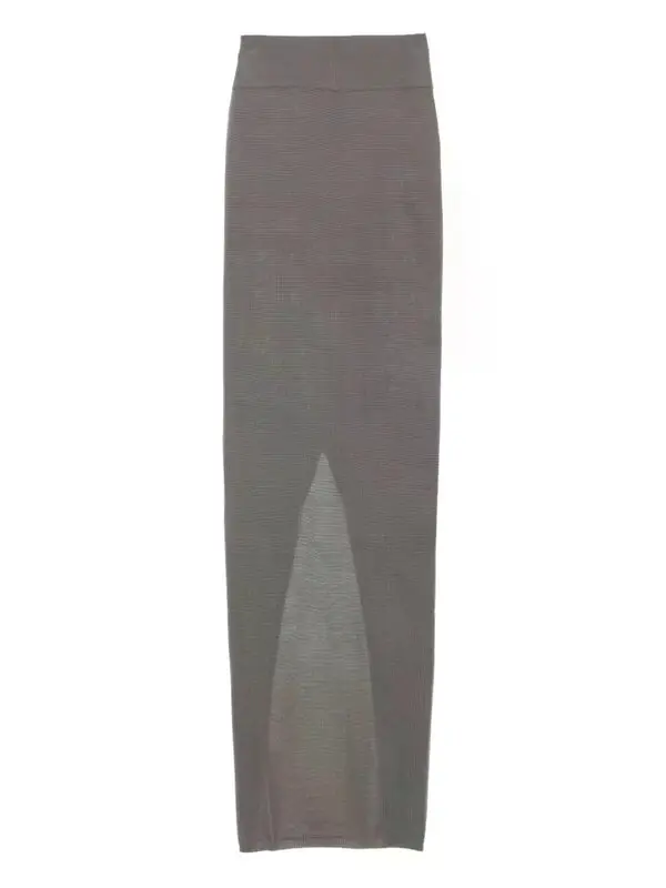 Rick Owens Pillar Back-split Maxi Skirt