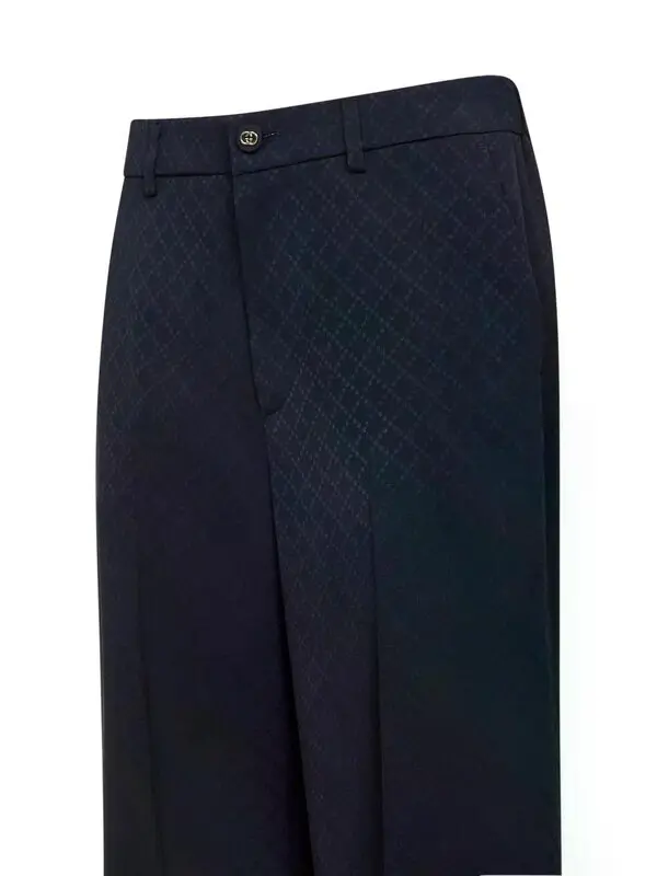 Gucci Diamond-jacquard Trousers