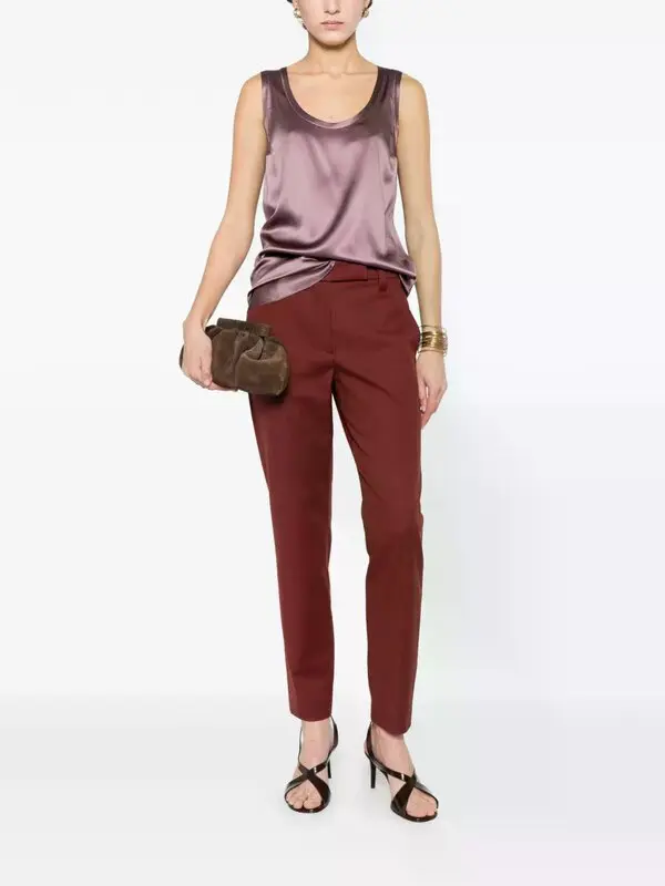 Brunello Cucinelli Scoop-neck Tank Top - Purple