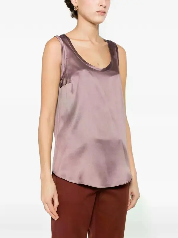 Brunello Cucinelli Scoop-neck Tank Top - Purple