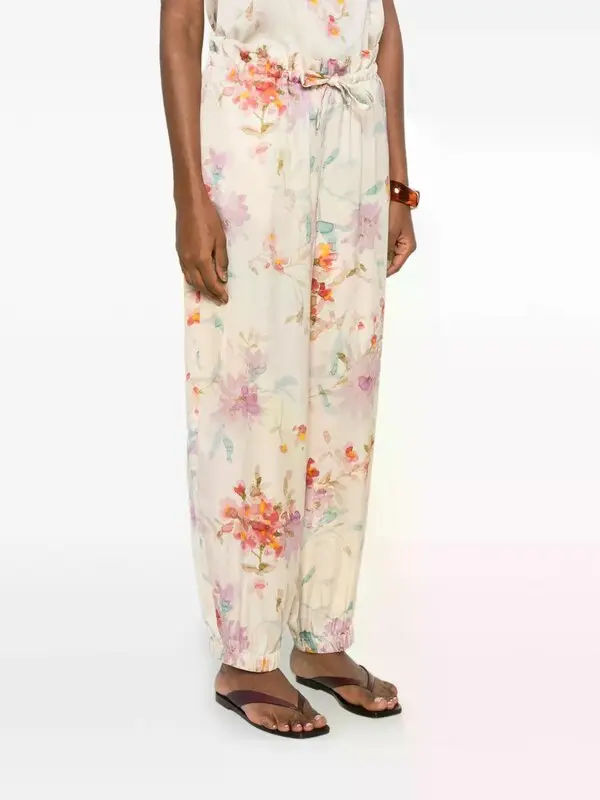 Herno Floral-pattern Trousers
