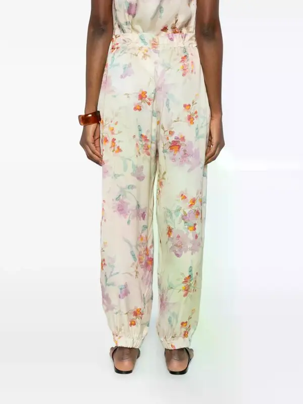 Herno Floral-pattern Trousers