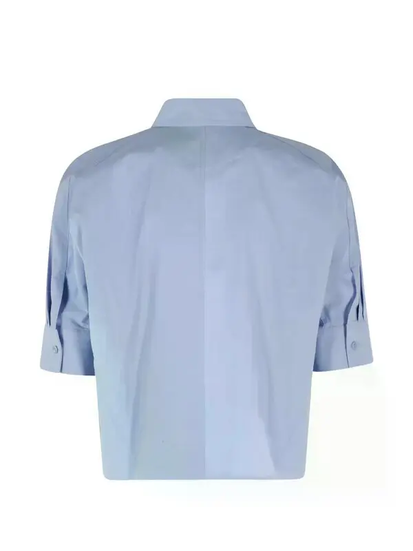SEMICOUTURE Clara Button Shirt - Blue