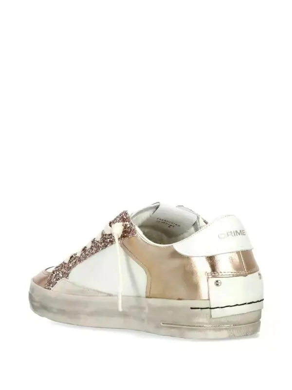 CRIME LONDON Sk8 Deluxe Leather Sneakers