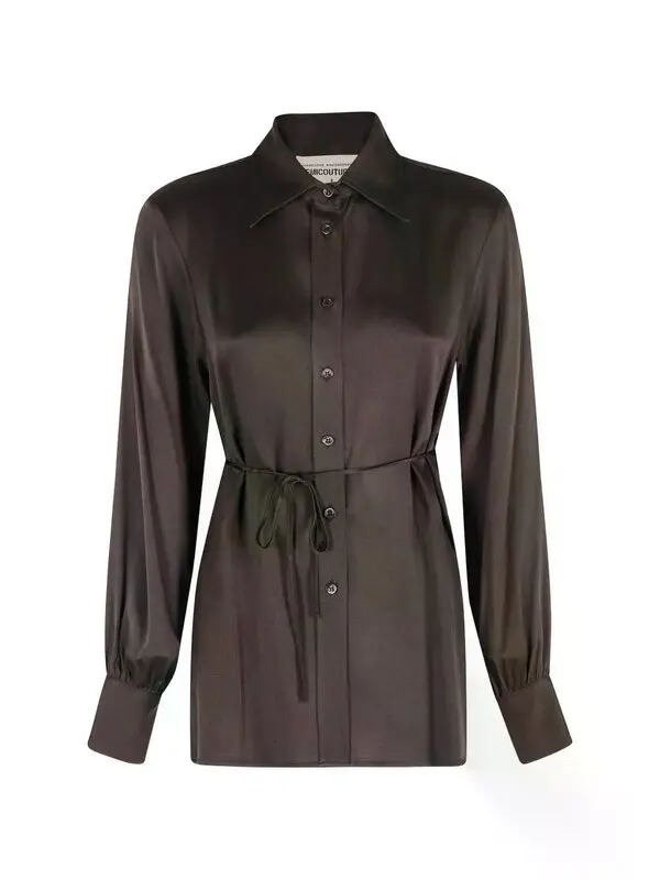 SEMICOUTURE Juana Tie Waist Shirt